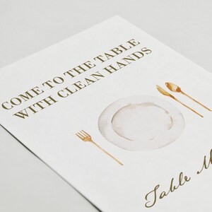 Table Manners Cards - INSTANT DOWNLOAD - NONEDITABLE Text - Printable ...