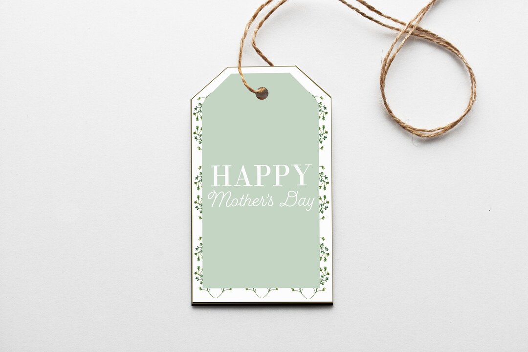 Mother's Day Gift Tag - INSTANT DOWNLOAD - Printable, Gift, Present ...