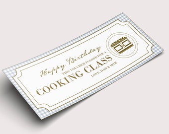 Cooking Class Gift Certificate - Etsy