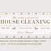 House Cleaning Coupon Voucher - INSTANT DOWNLOAD - EDITABLE Text ...