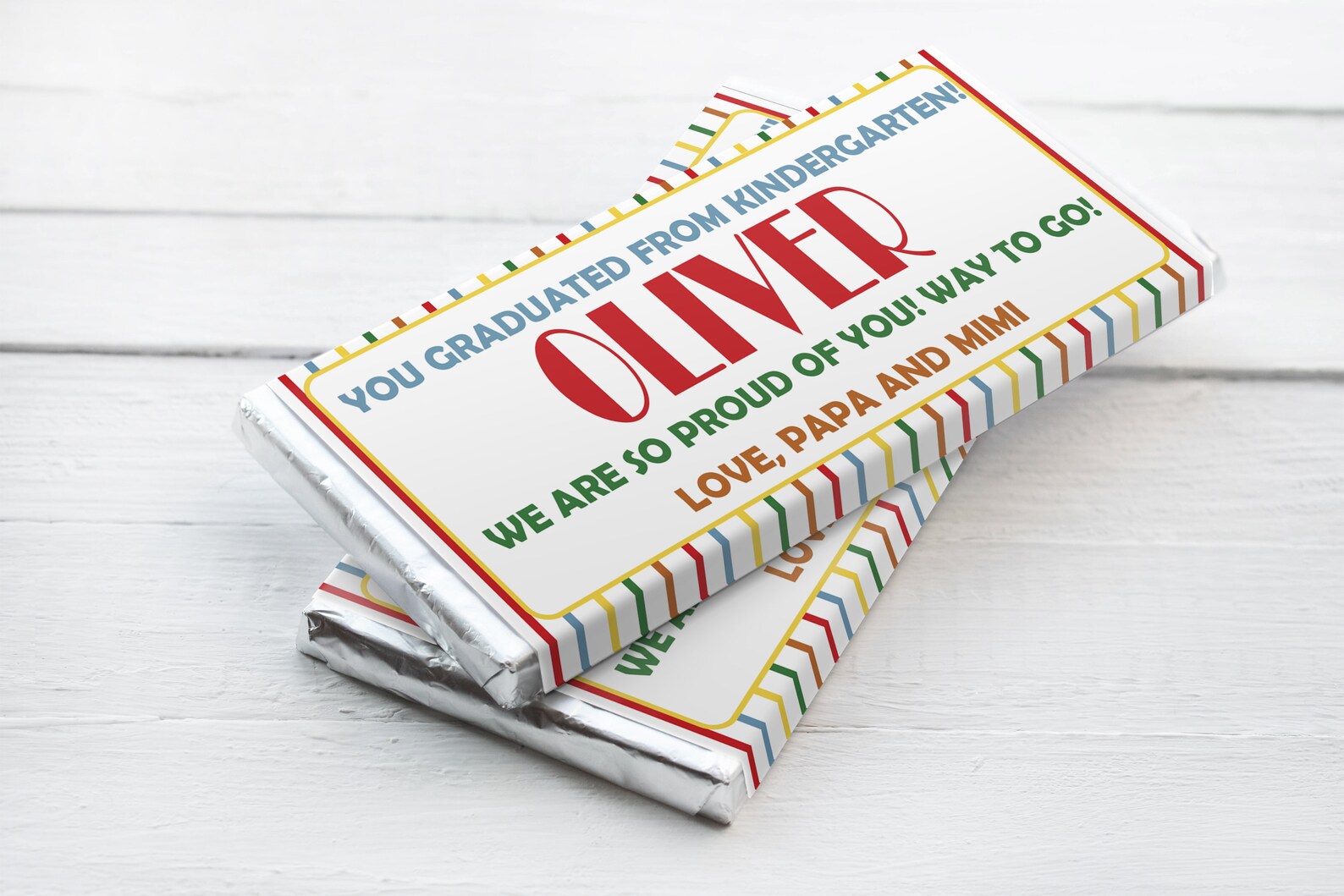 Kindergarten Preschool Graduation Candy Bar Wrapper INSTANT - Etsy