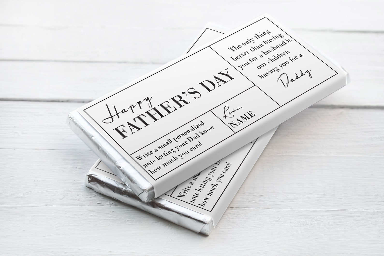 Printable Father's Day Candy Bar Wrapper INSTANT | Etsy