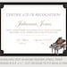 Editable Piano Recital Certificate 8.5x11" - INSTANT DOWNLOAD - Piano ...