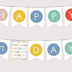 Pi Day Party Printable Bundle - INSTANT DOWNLOAD - Editable Text - Pie ...