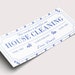 House Cleaning Coupon Voucher - INSTANT DOWNLOAD - EDITABLE Text ...