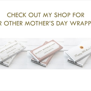 Mother's Day EDITABLE Candy Bar Wrapper - INSTANT DOWNLOAD - Printable ...