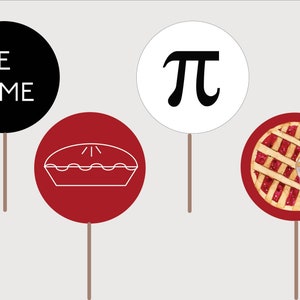 Pi Day Party Printable Bundle - INSTANT DOWNLOAD - Non-editable Text ...