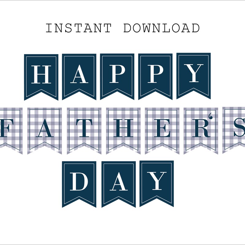 Happy Father Day Banner - Etsy