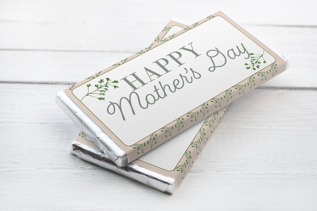 Mother's Day Candy Bar Wrapper - INSTANT DOWNLOAD - Printable, Mother's ...