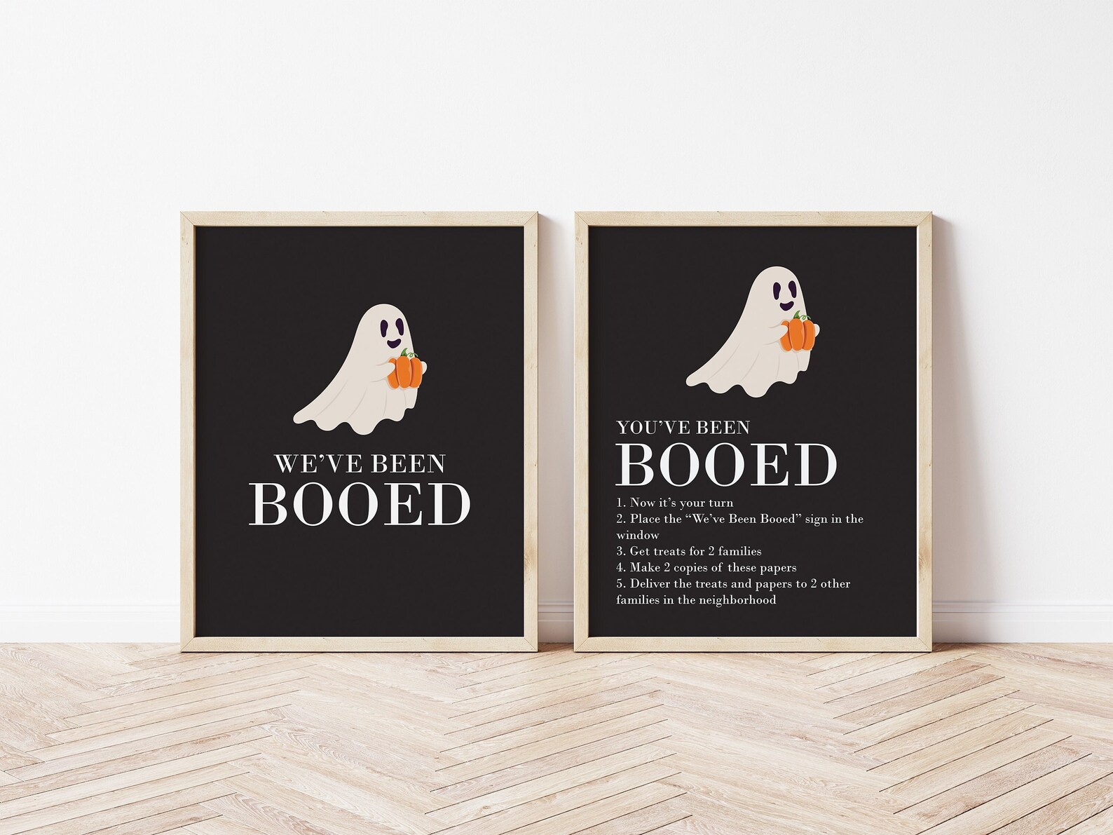 You've Been Booed - INSTANT DOWNLOAD - Printable - 8.5x11, We've Been ...