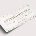 Afternoon Tea Coupon Voucher - INSTANT DOWNLOAD - EDITABLE Text ...