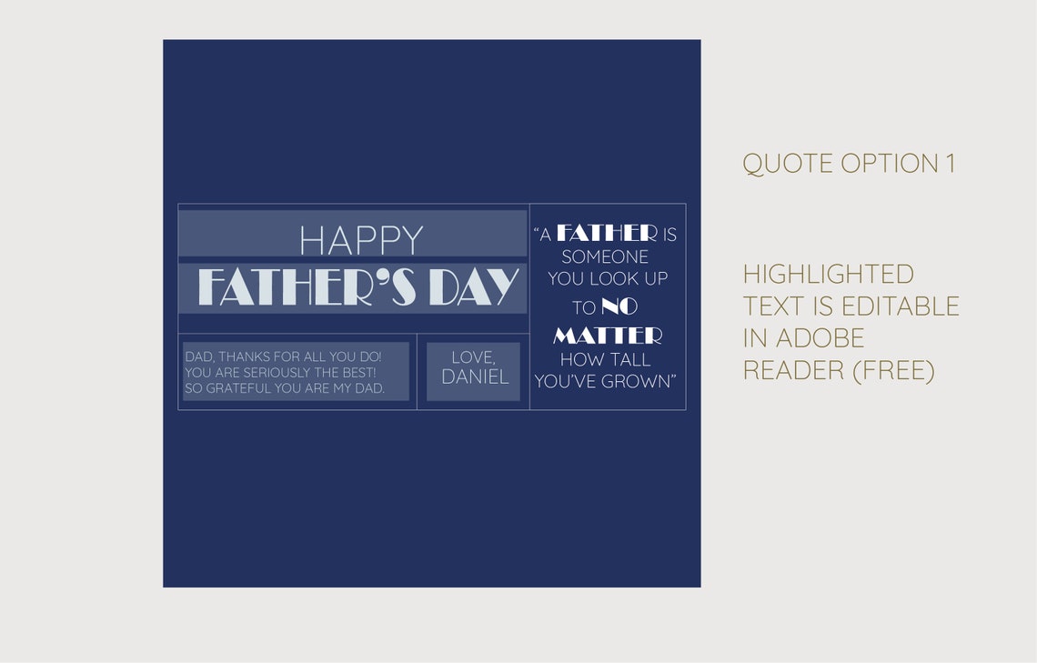 Printable Father's Day Candy Bar Wrapper INSTANT - Etsy