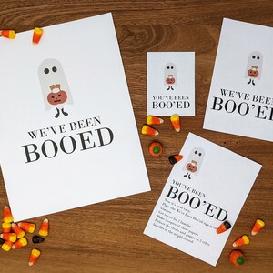 You've Been Booed 2 Sizes - INSTANT DOWNLOAD - Printable - 5x7" and 8 ...