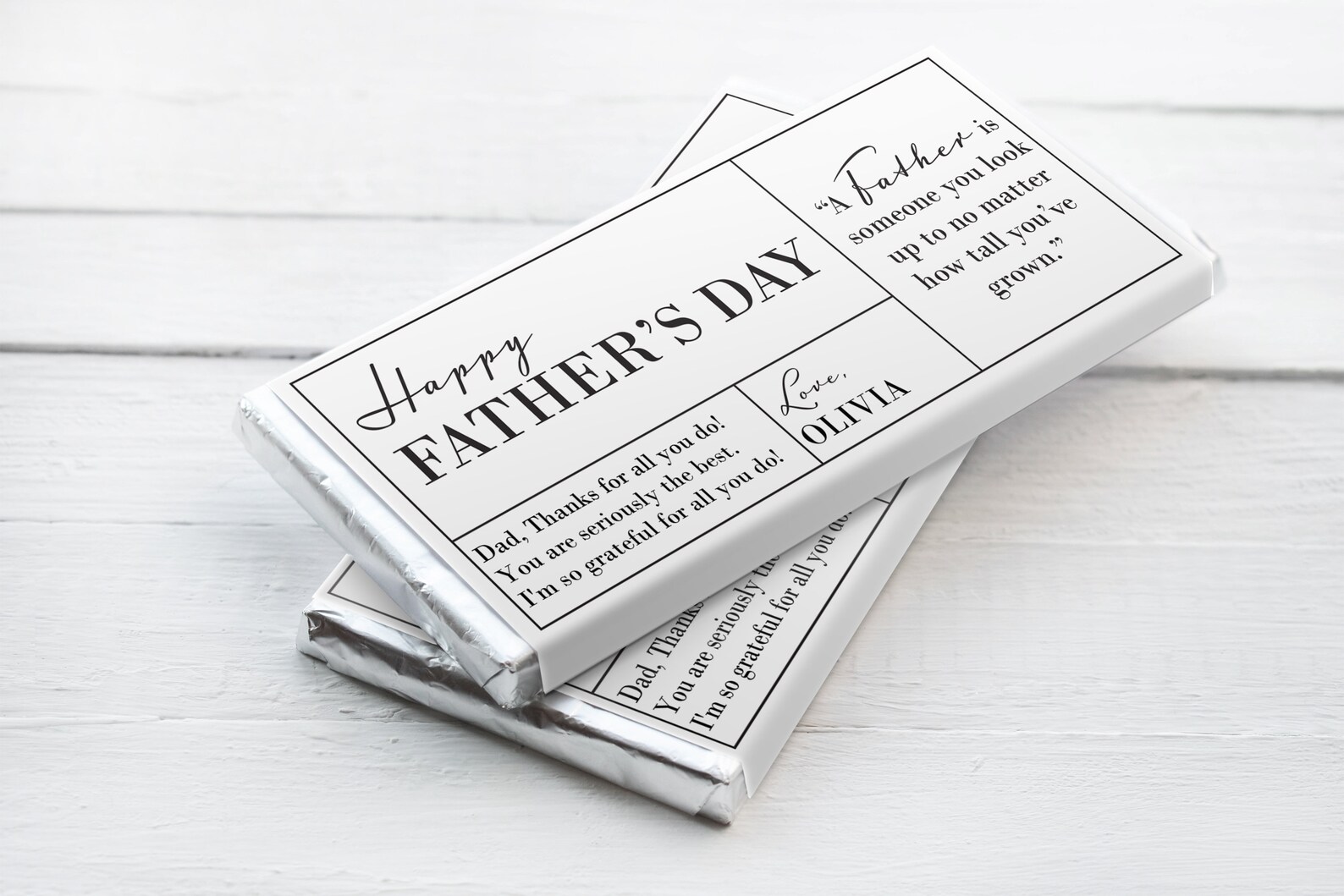 Printable Father's Day Candy Bar Wrapper INSTANT | Etsy