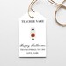 Halloween Teacher Gift Tag INSTANT DOWNLOAD Personalize, Happy ...