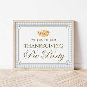 Thanksgiving Pie Party Printable Bundle - INSTANT DOWNLOAD - EDITABLE ...