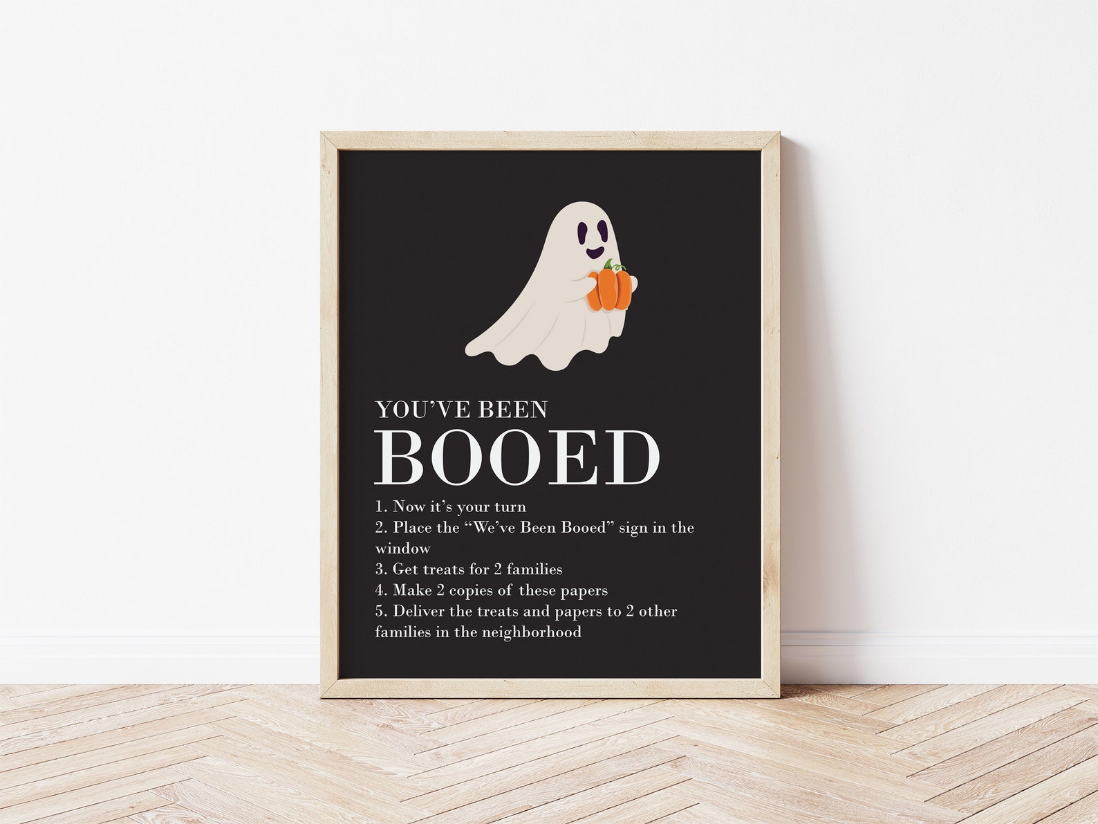 You've Been Booed INSTANT DOWNLOAD Printable 8.5x11 - Etsy