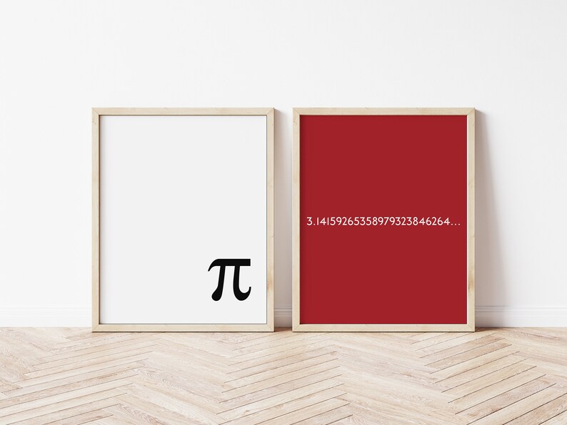Pi Day Party Printable Signs - INSTANT DOWNLOAD - Non-editable Text ...