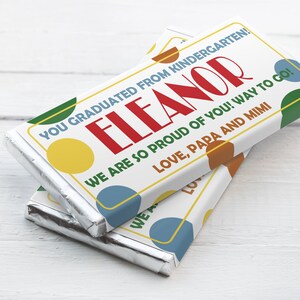 Kindergarten Preschool Graduation Candy Bar Wrapper Gift - INSTANT ...