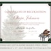 Christmas Piano Recital Certificate 8.5x11" - INSTANT DOWNLOAD - Piano ...