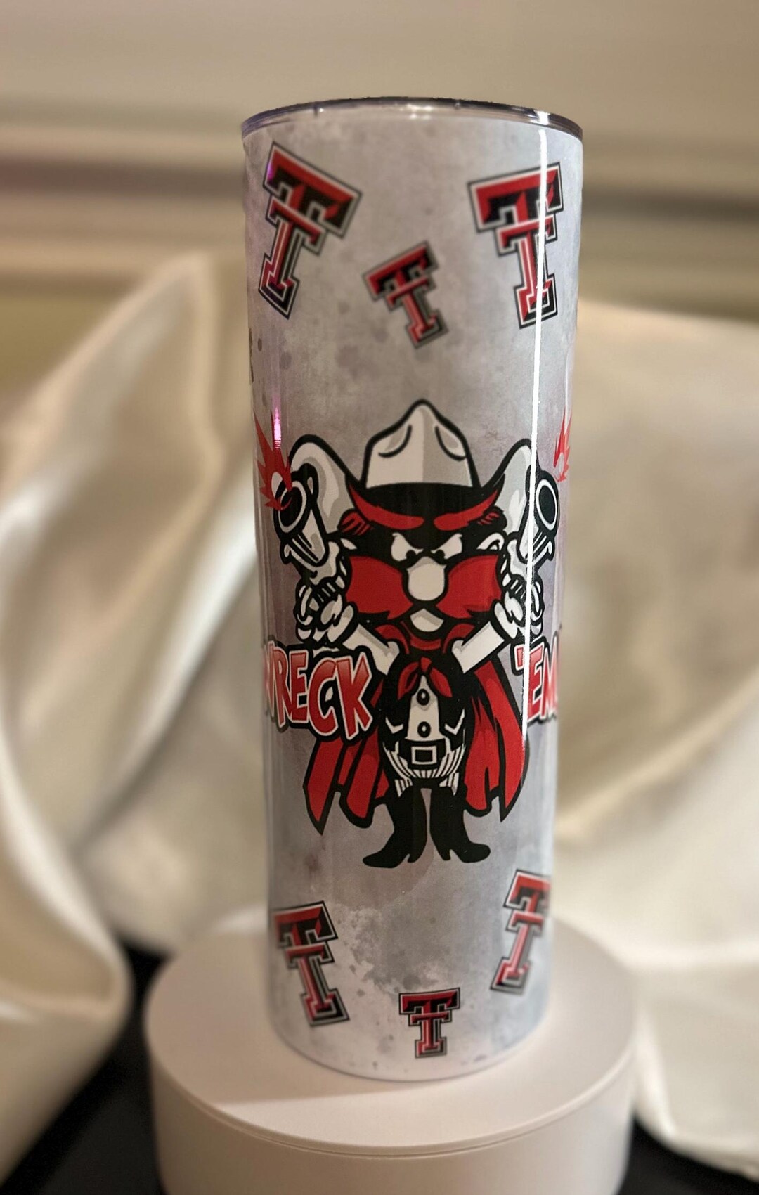 Red Raider, Wreck 'em Texas Tech-inspired Tumbler - Etsy