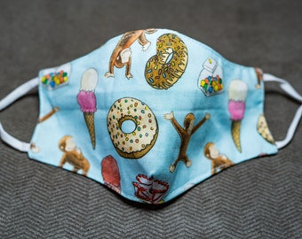 Curious George Mask - Etsy