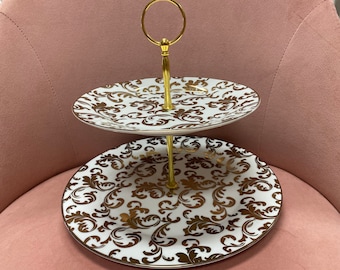 2 Tiered Tray - Etsy