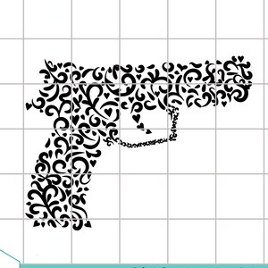 Gun Svg Girl Pistol Svg 2a Svg Gun Decal Svg Vintage Gun - Etsy