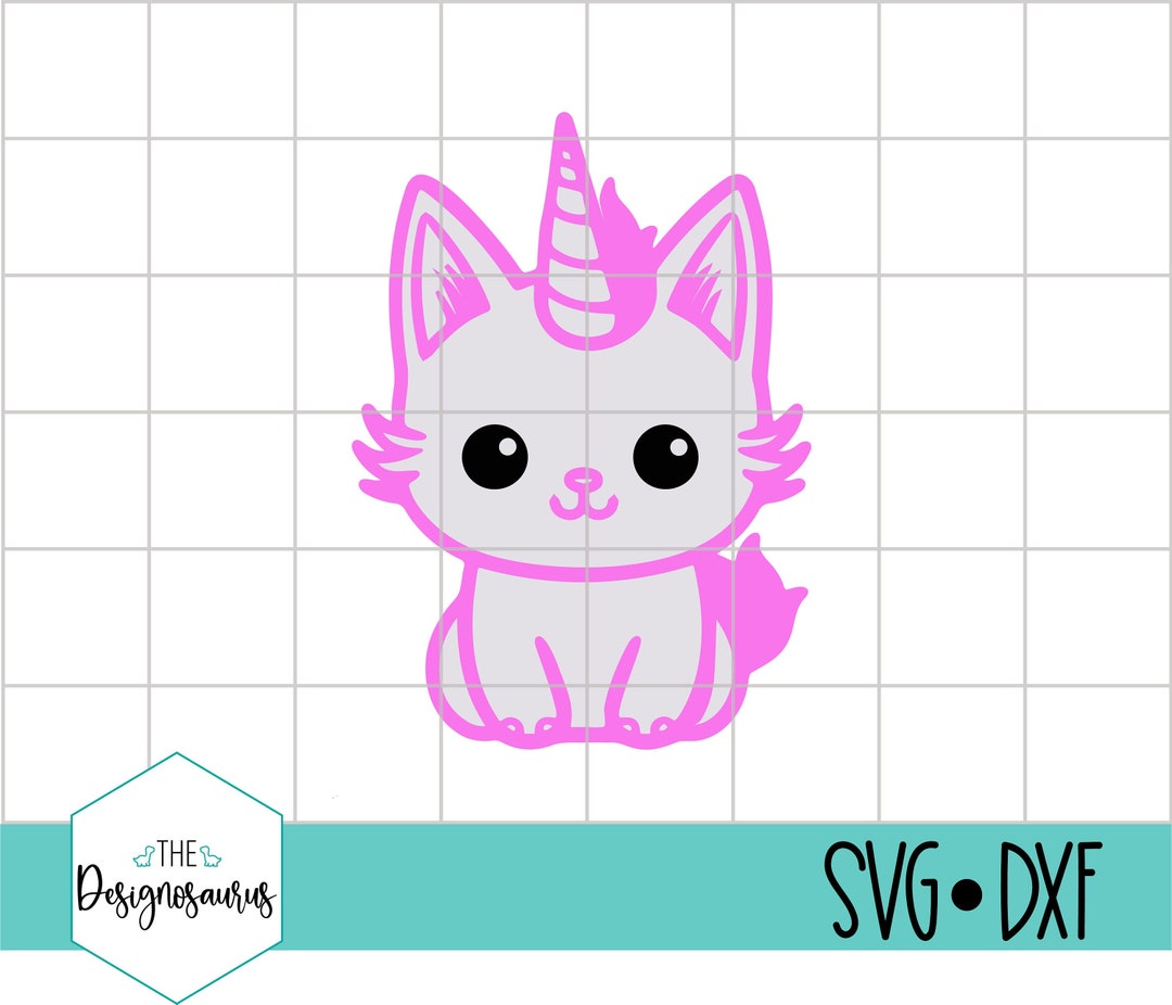 Unicorn Cat Svg, Caticorn Svg, Unicorn Kitty Svg, Dxf - Etsy