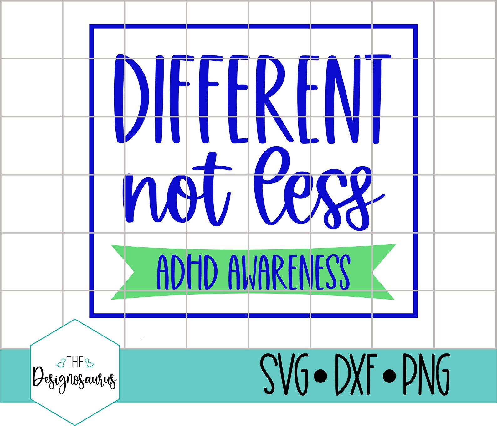 Different Not Less Svg Adhd Svg Awareness Svg Mental Health | Etsy