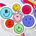 ALL SMILES Smiley Face Clear Transparent Sticker - Etsy