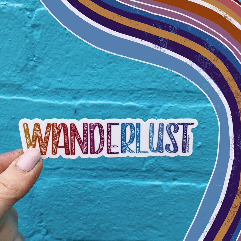 Wanderlust Decal - Etsy