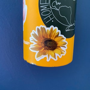 Sunflower Yellow Realistic Waterproof Sticker - Etsy