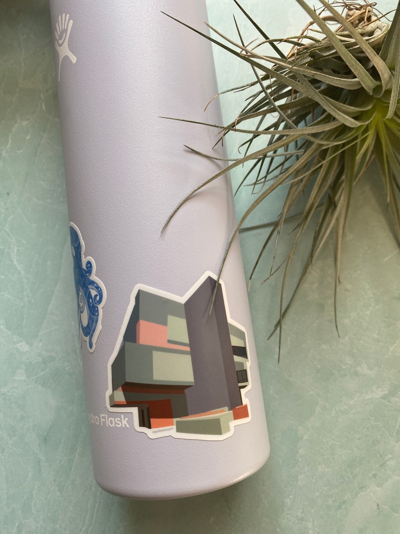 University of Cincinnati DAAP White Outline Waterproof Sticker - Etsy