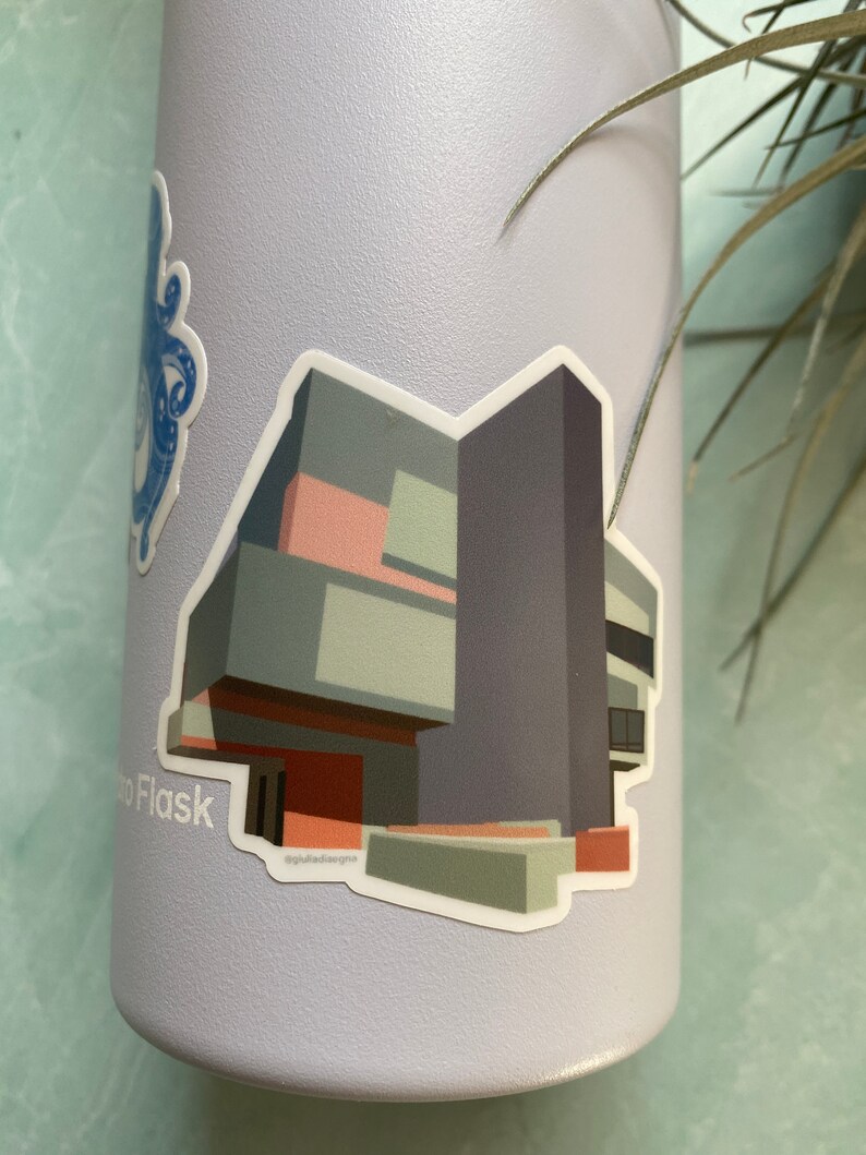 University of Cincinnati DAAP White Outline Waterproof Sticker - Etsy