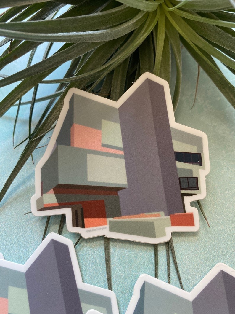 University of Cincinnati DAAP White Outline Waterproof Sticker - Etsy