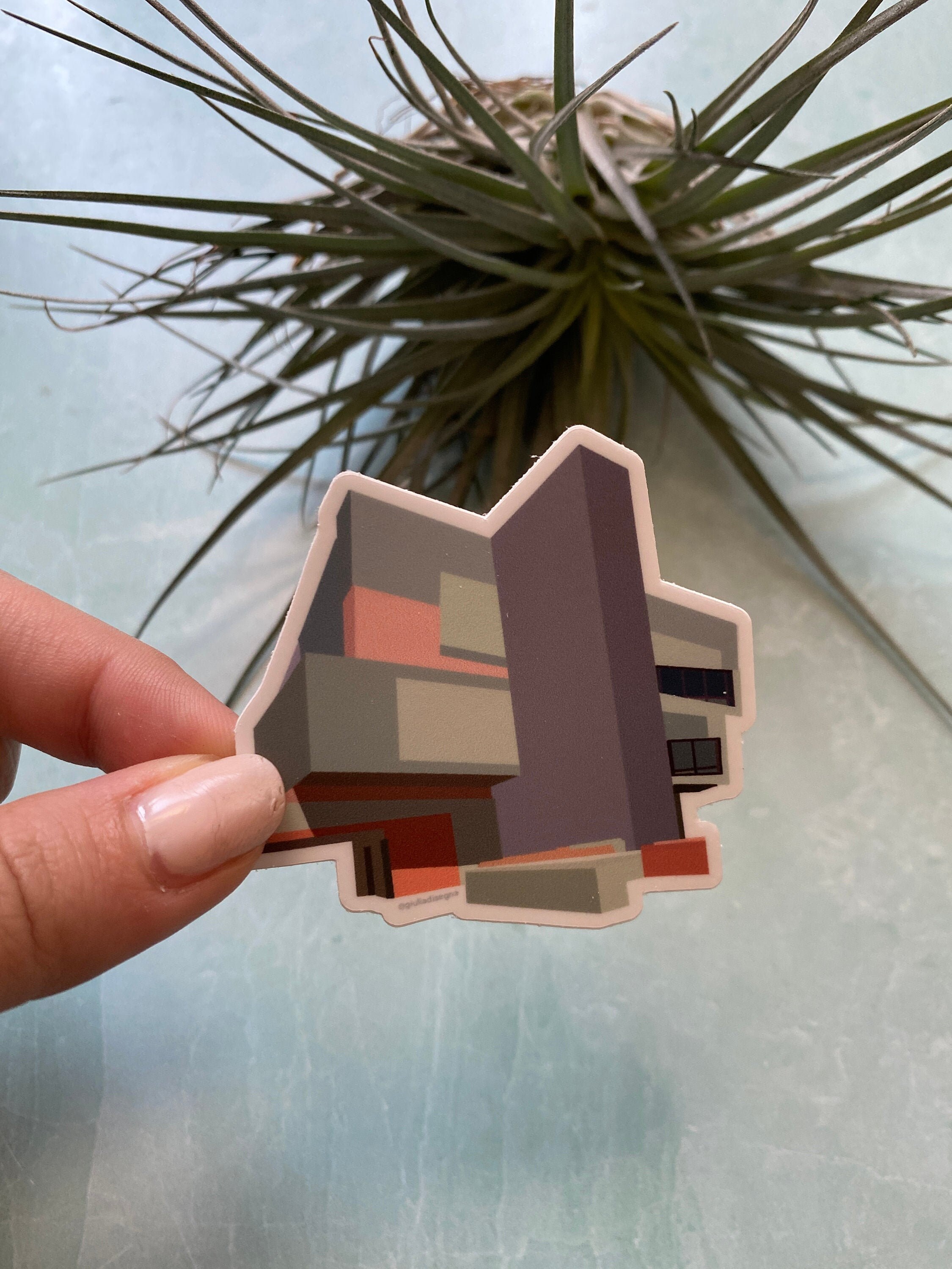 University of Cincinnati DAAP White Outline Waterproof Sticker | Etsy