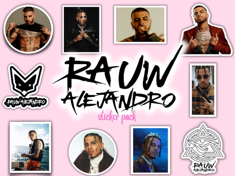 Rauw Alejandro Sticker Pack 10pc - Etsy