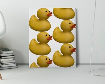 Bubble Duck the Rubber Duckie Cartoon Poster - Etsy