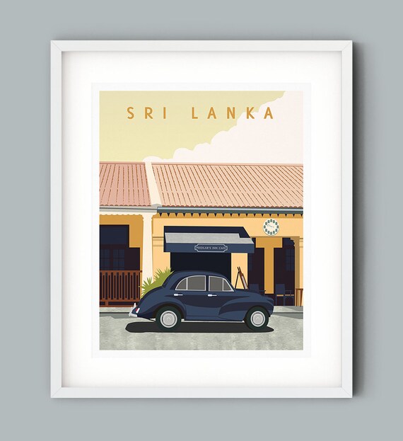 Sri Lanka Travel Poster Art Print Travel Wall Art Digital - Etsy