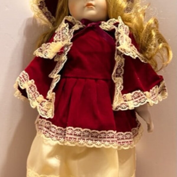 Doll in Red Dress - Etsy