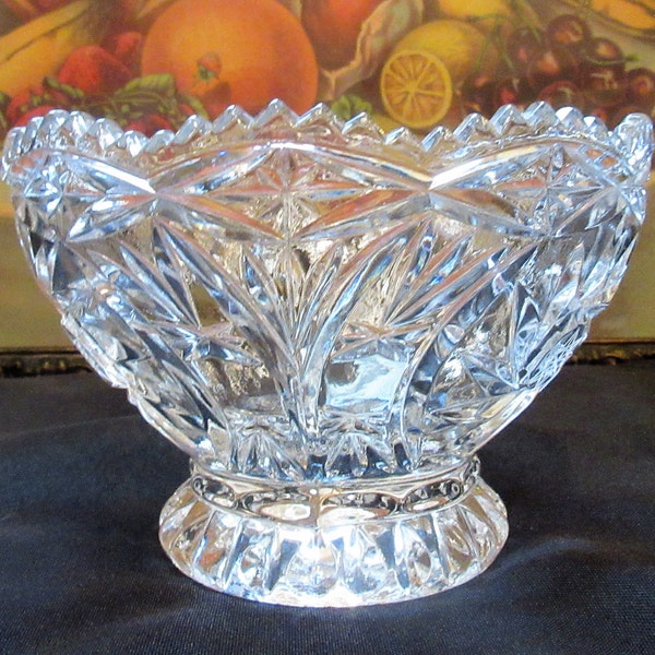 Pinwheel Crystal Bowl - Etsy