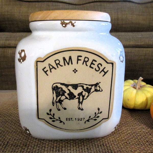 Cow Canisters - Etsy