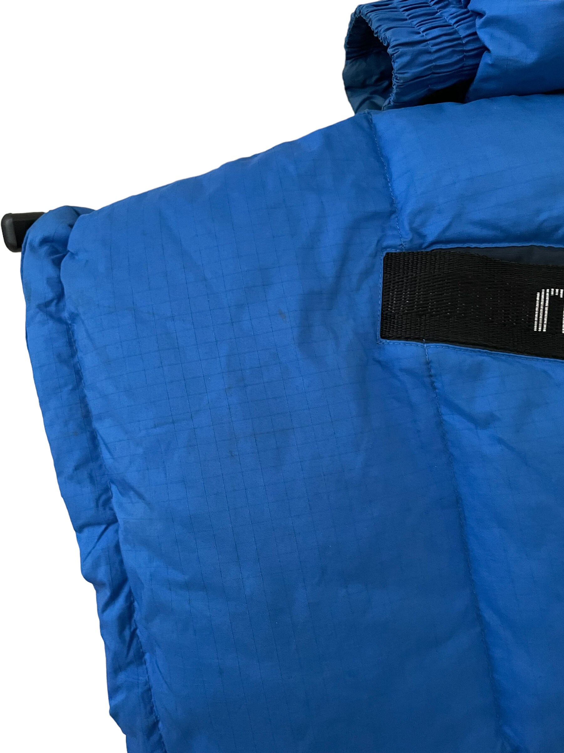 VINTAGE Ultra Rare Fubu Puffer Winter Jacket Hip Hop Rap Fullzip Blue ...