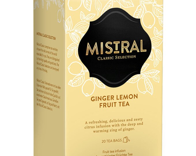 Ginger Lemon Fruit Tea Mistral Selection - Etsy
