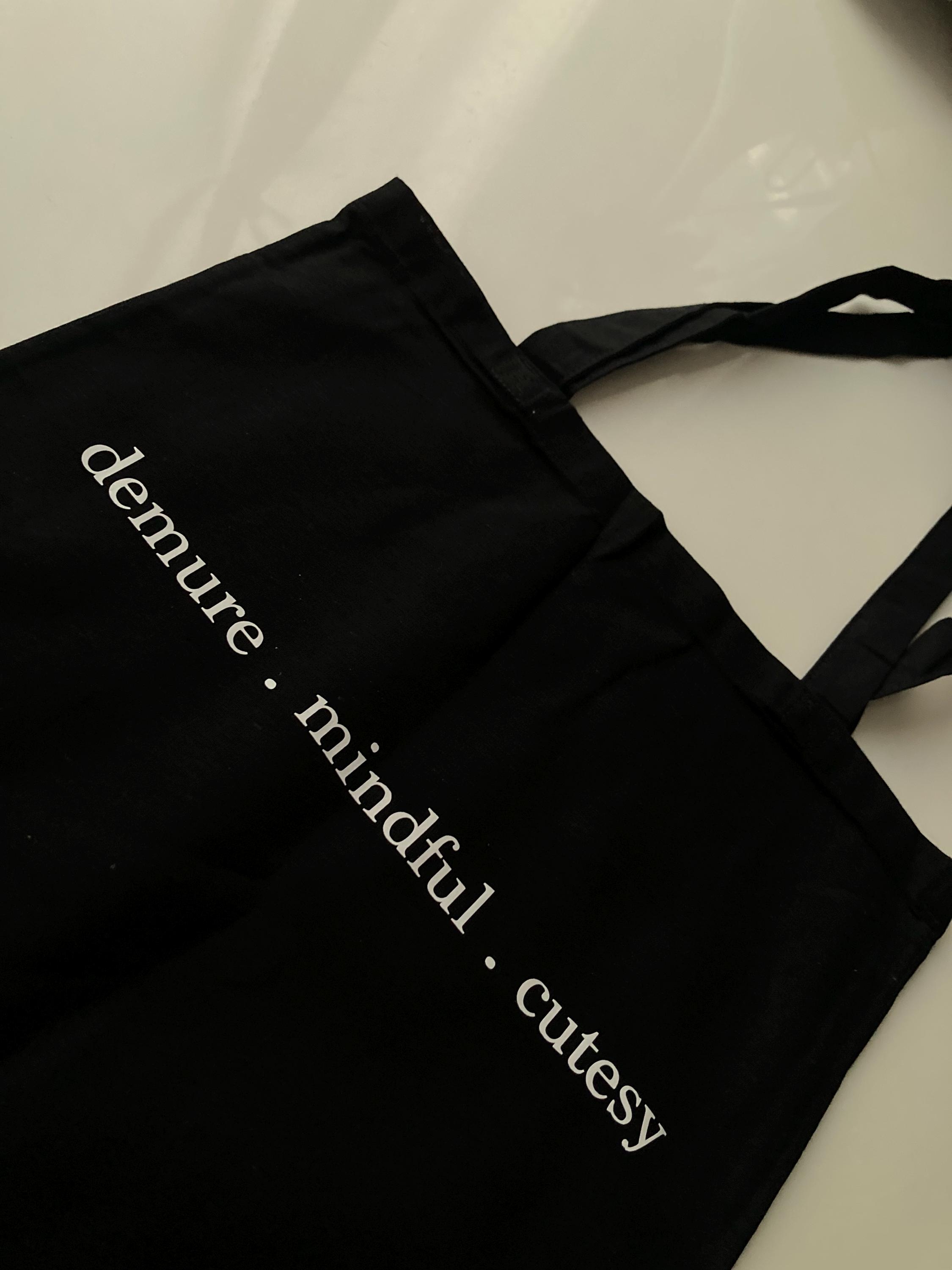 Tiktok Viral Very Demure, Very Mindful, Very Cutesy 100% Cotton Canvas ...