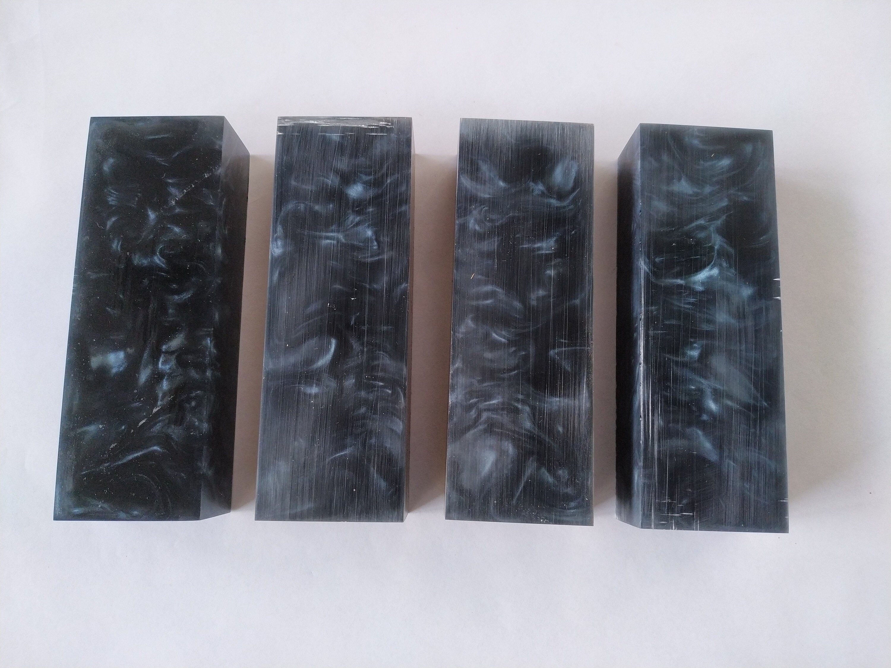 1 Knife Handle Block Knife Handle Resin Scales Pen Turning Knife Handle ...