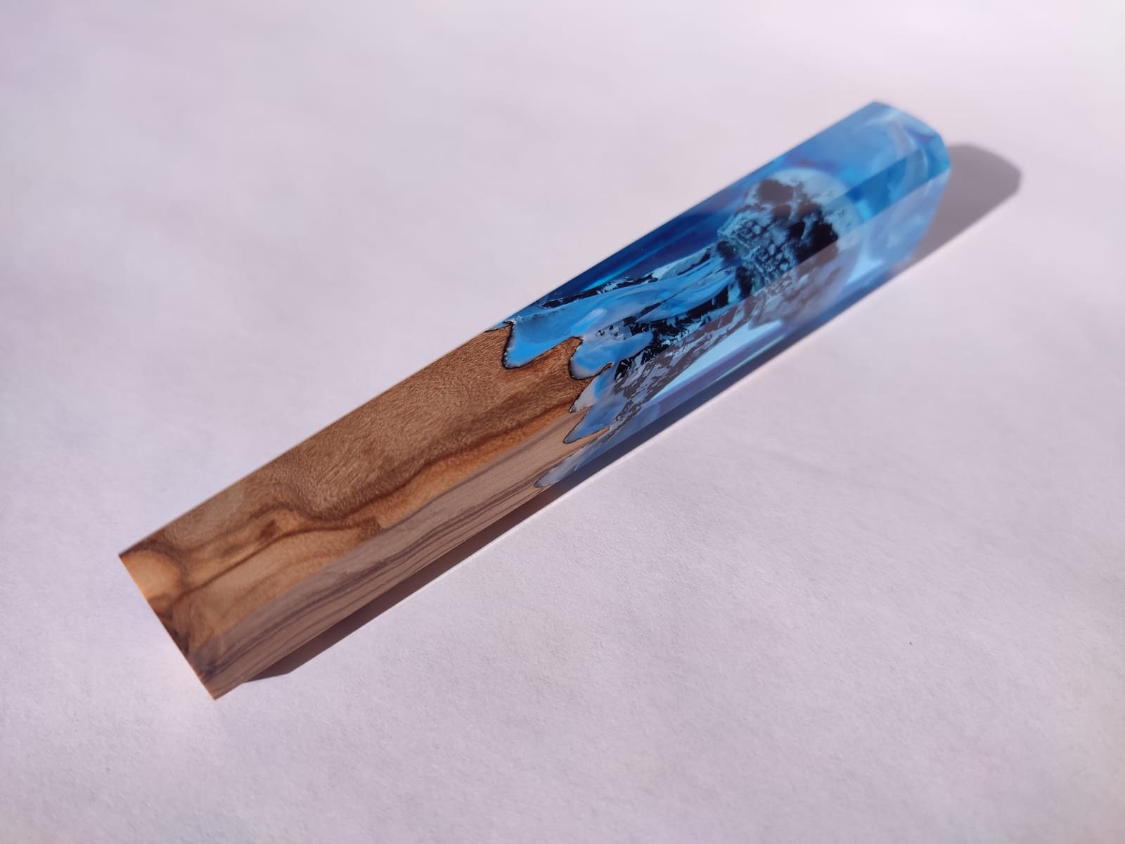 Japanese Wa Handle Octagonal Knife Handle Model: Frozen Skull - Etsy