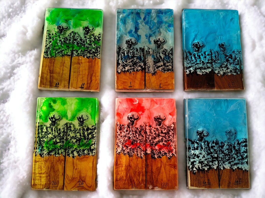 Handmade Knife Handle Resin Walnut & Olive Wood Knife Handle - Etsy