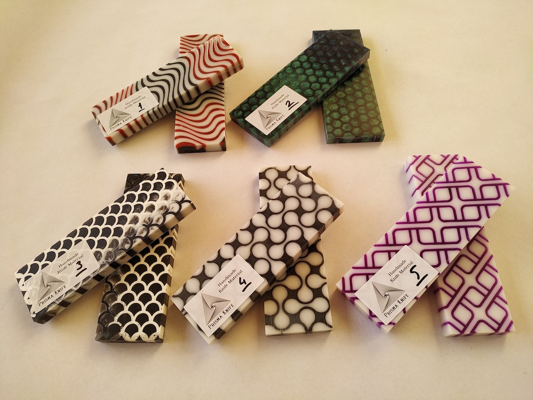 Epoxy Knife Handles Knife Scales Hex Knife Handle - Etsy UK